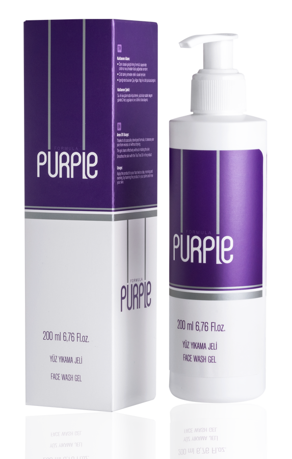 PURPLE FORMULA YÜZ YIKAMA JELİ 200 ML PURPLEFORMULA PURPLE FORMULA